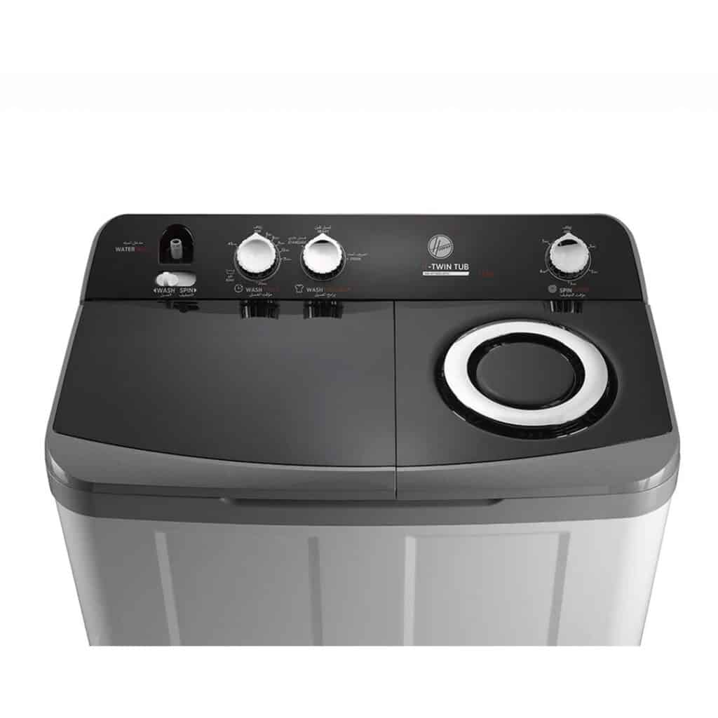 HOOVER Washing Machine Half Automatic 12 Kg, 2 Motors, White – آي كيتشن